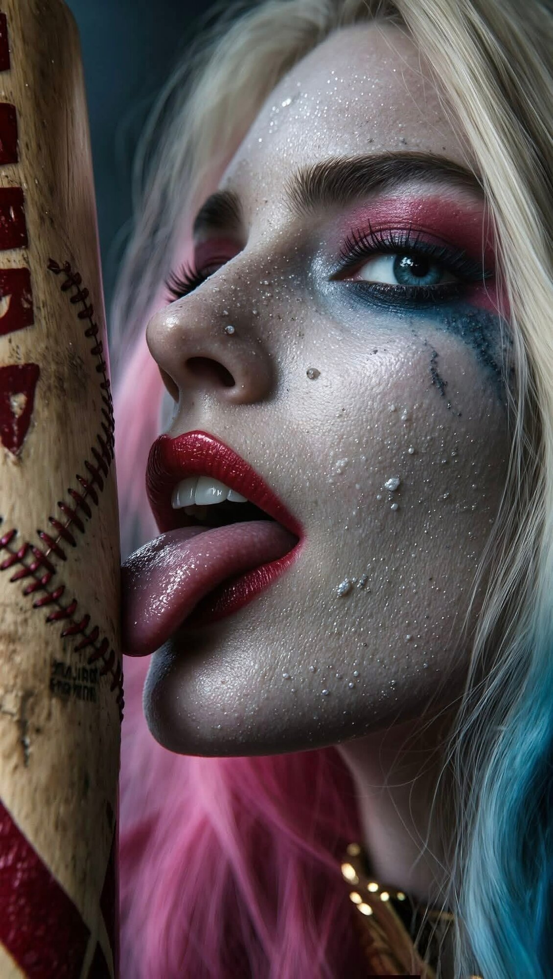 Алмазная Мозаика "Харли Квинн Из К/ф Джокер" 40х50 См Алмазная Вышивка / Картина Стразами Подарков / Украшения