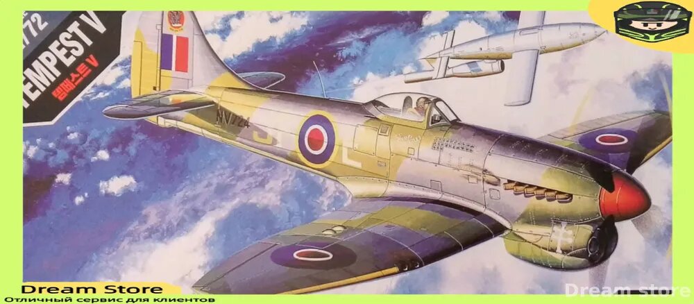 Academy AC12466 1/72 TEMPEST V сборная модель самолета из пластика