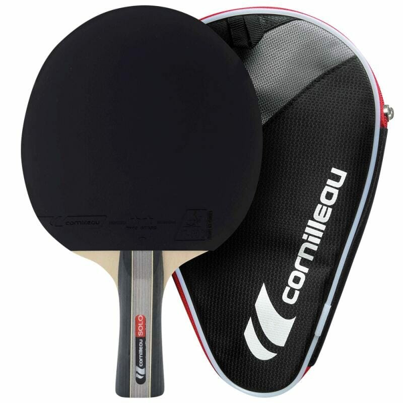 DECATHLON ракетка для настольного тенниса Cornilleau Solo, черный, вогнутая