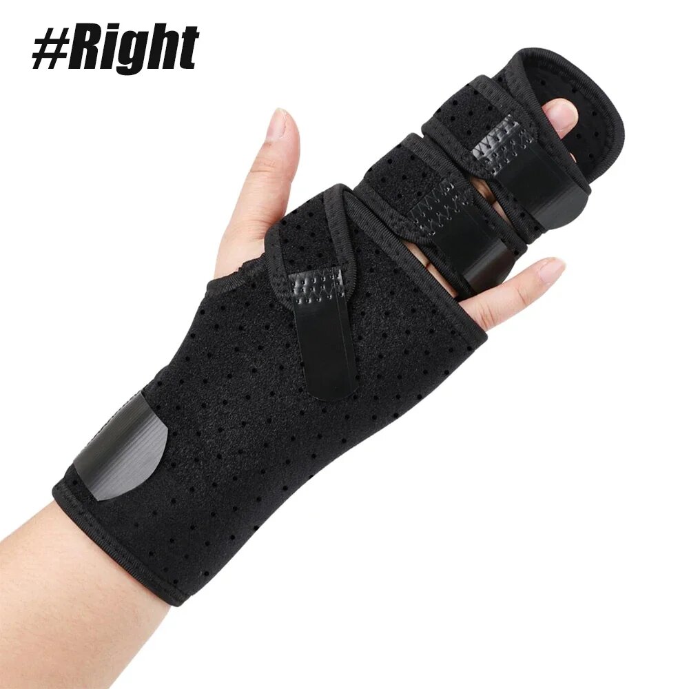 Регулируемый двойной триггерный фиксатор для пальцев Black-Right-1PCS