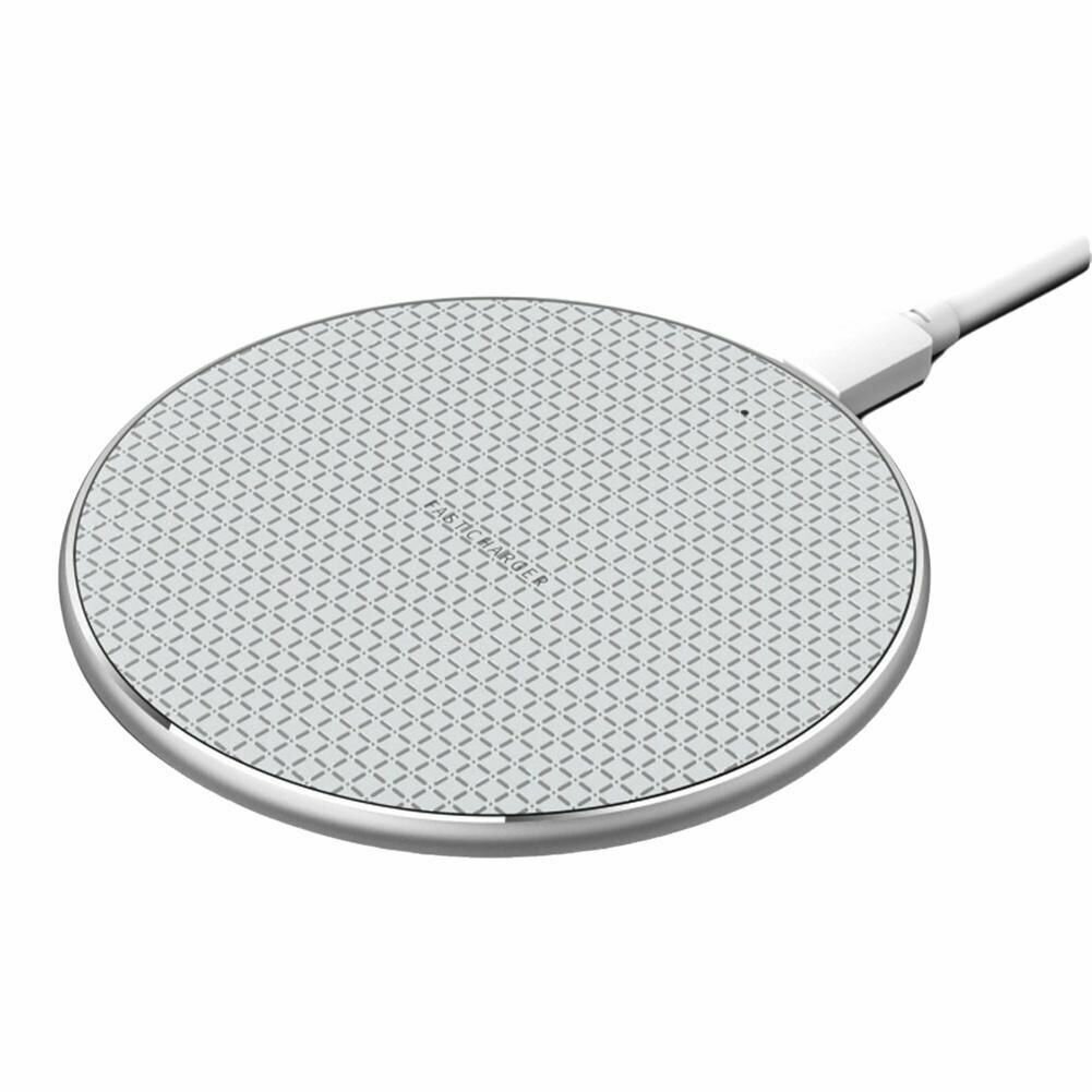 Новое настольное беспроводное зарядное устройство K8 round wireless charger мощностью 30 Вт для быстрой зарядки подходит моделей Apple, Samsung и Huawei