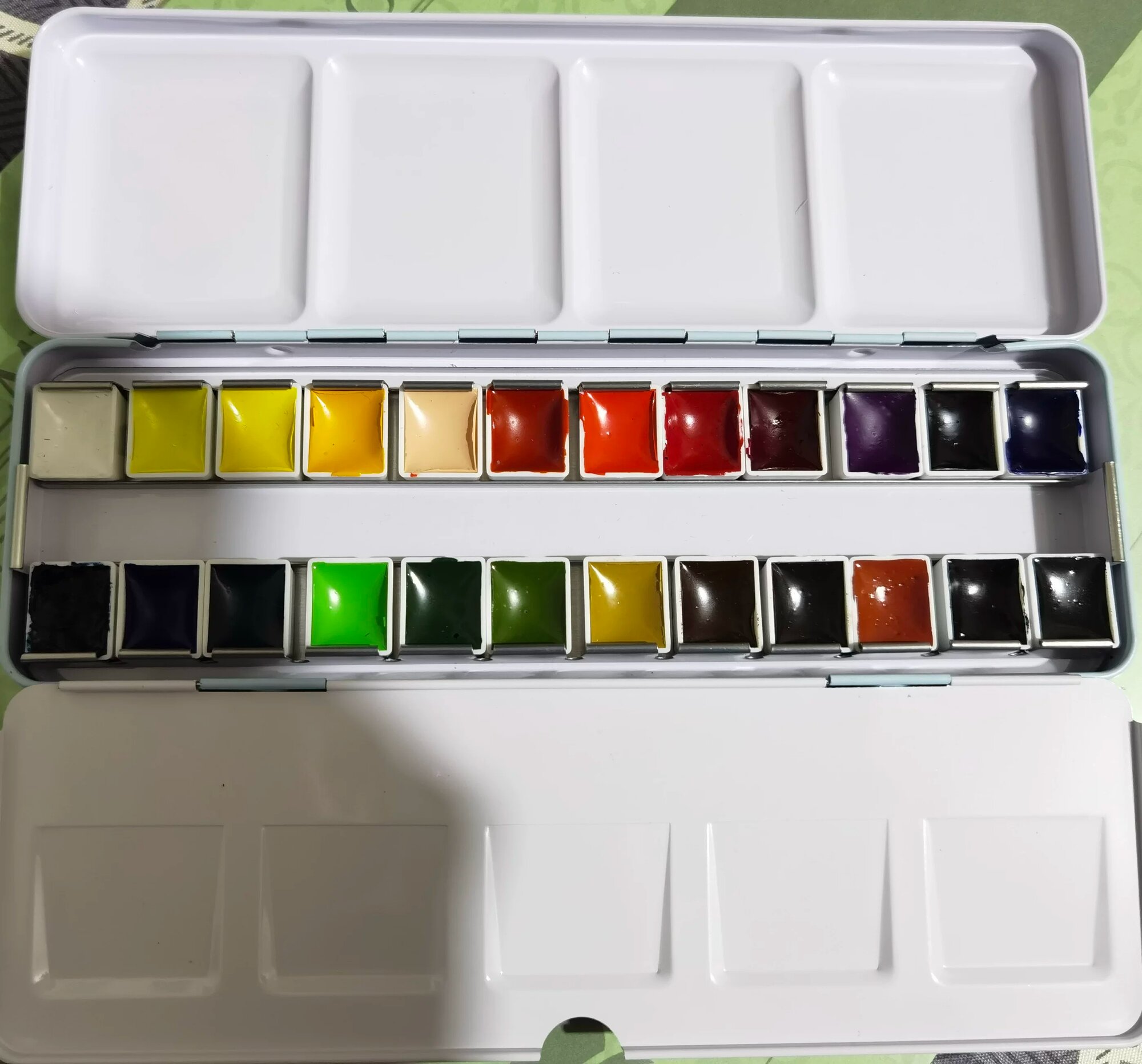 Немецкая акварельная краска Schminke, дополнительная упаковка, набор для новичков начального уровня, 24-цветная