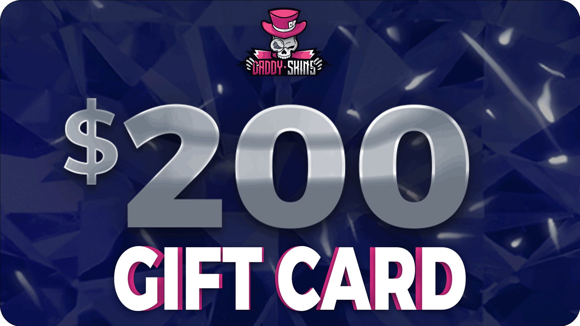 DaddySkins 200 USD Подарочная карта | купить цифровой ключ для активации в России