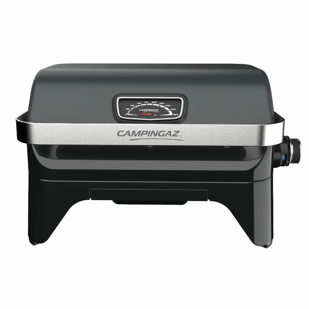 DECATHLON газовый гриль Campingaz Attitude 2GO CV, черный/светло-серый, размеры 59x47x61 см, 1 горелка