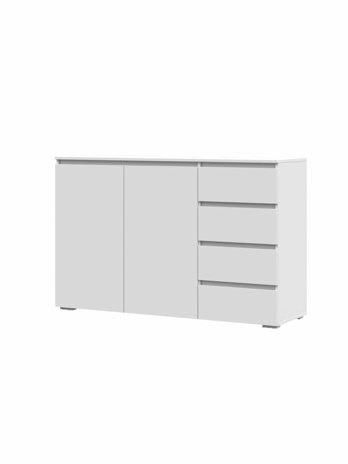 Комод "Хелен КМ 06" белый Huge Mebel. Ширина 1502 Высота 958. Комоды