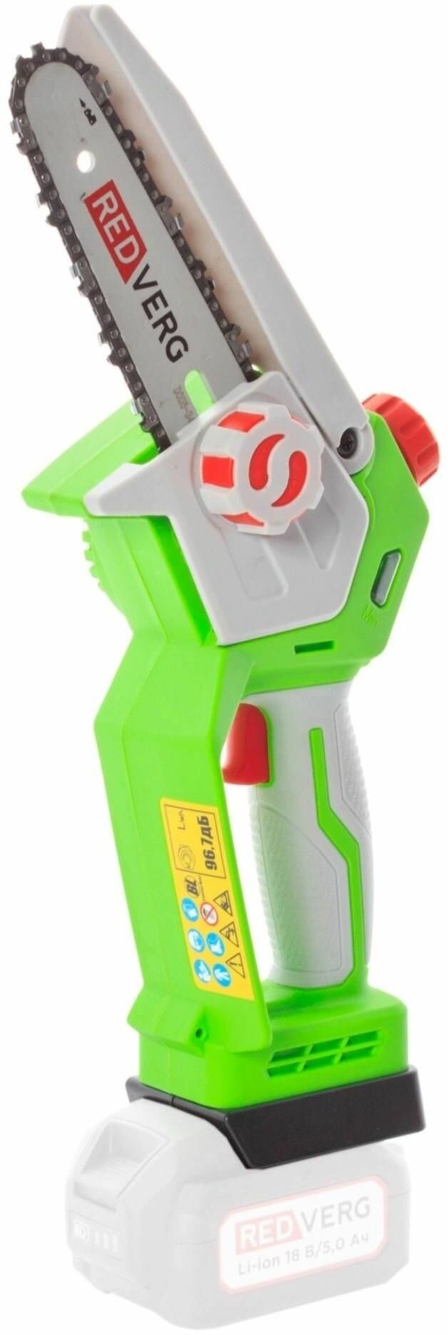 Цепная пила Redverg длина шины 5" 12.7см, электрический двигатель (RD-C18BL/U)