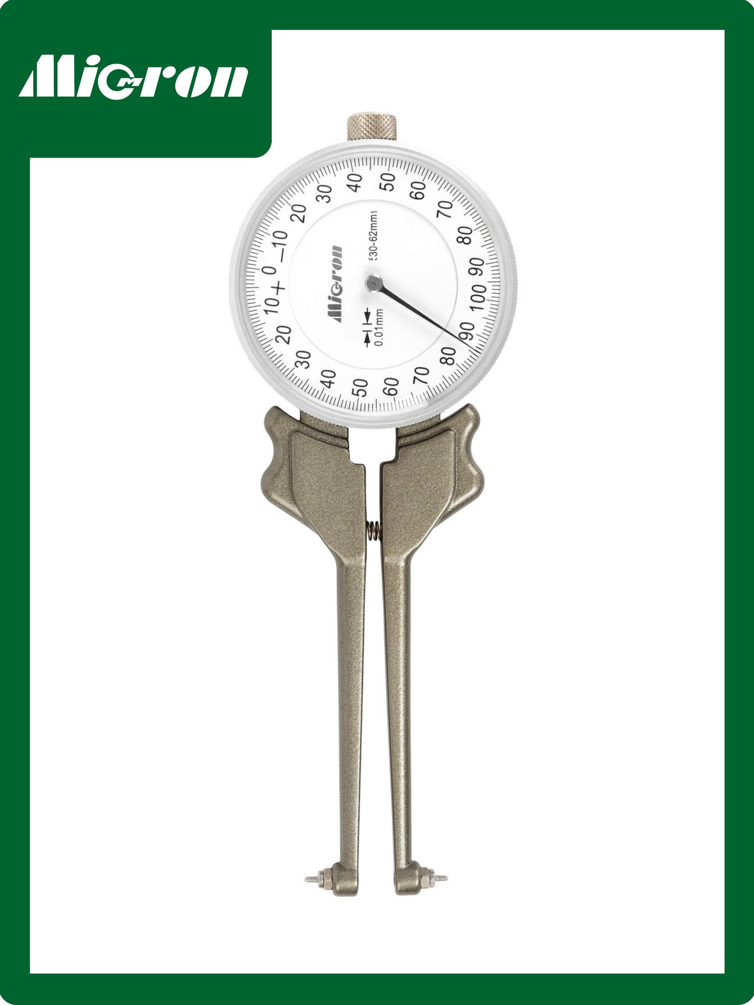 Нутромер индикаторный рычажный Micron нирв 30-62 0,01