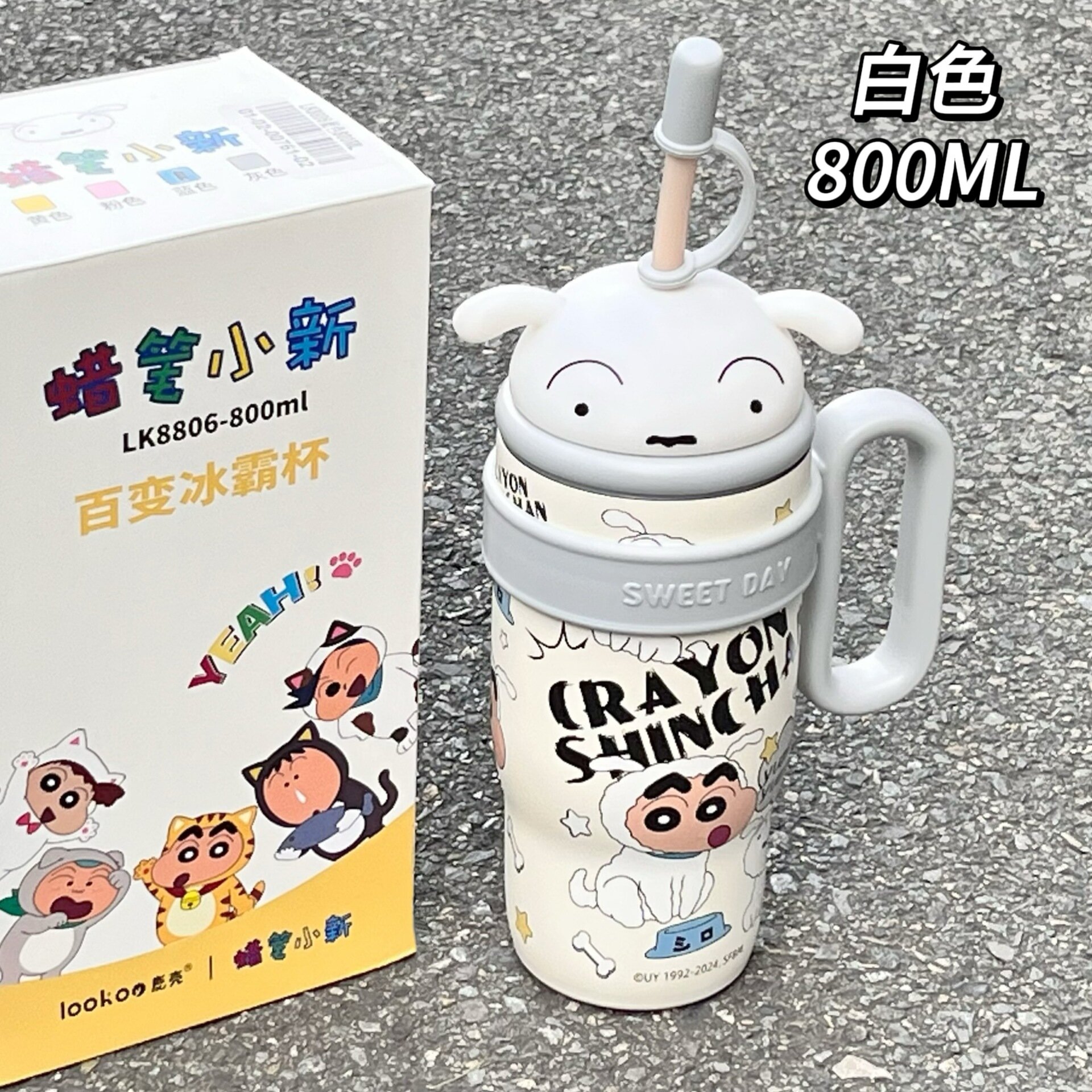 Изолированная кружка для холодной воды Snoopy Ice Cup, 316 нержавеющая сталь, изолированная кружка, мультяшная кружка для активного отдыха с трубочкой