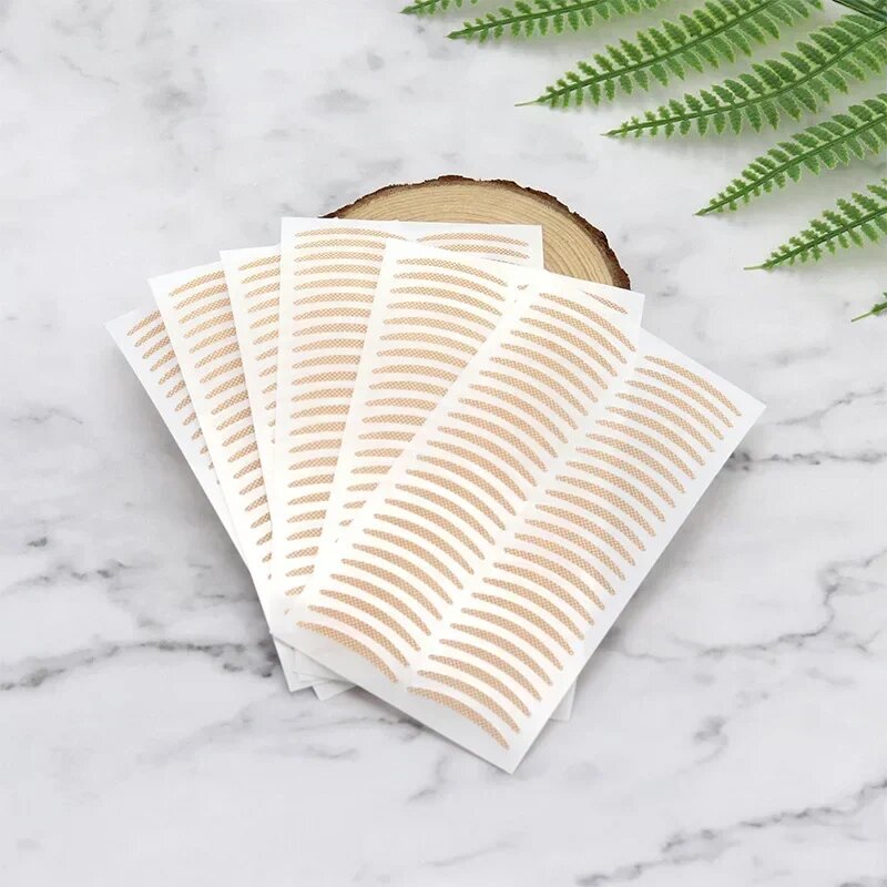 Натуральная лента для век, 10 шт, Цвет: 10 sheets slim 480pc