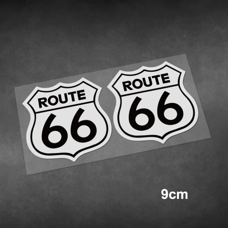 Наклейки Route 66, 9см, 2шт, Style C