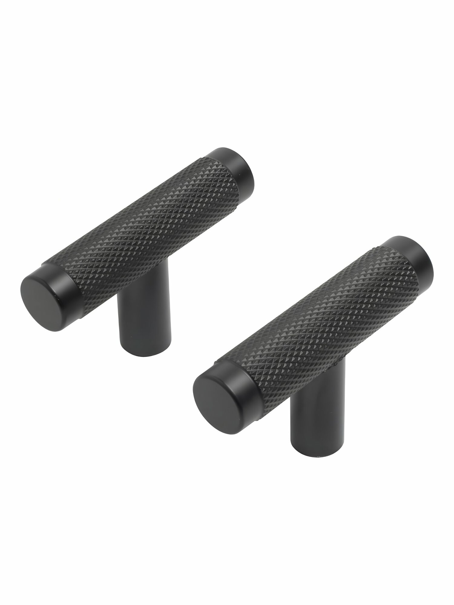 Ручка-кнопка мебельная StahlBuro, AP2308, 2 штуки, матовый черный, 167635