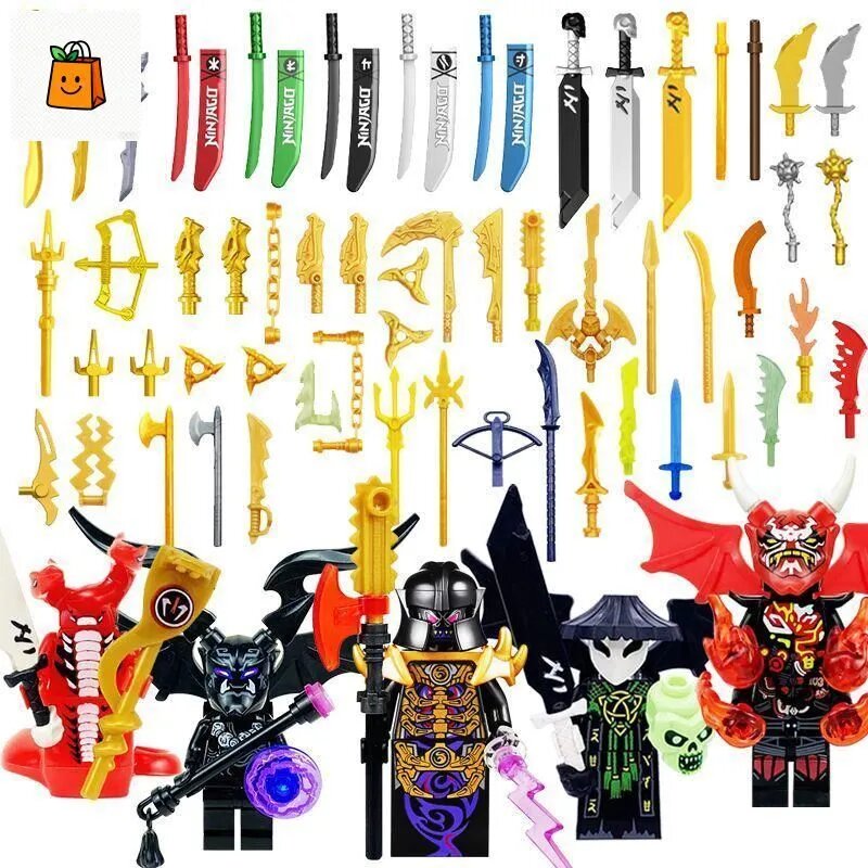 Конструктор Ниндзя LEGO Ninjago Фигурка ABS пластик 5 элементов