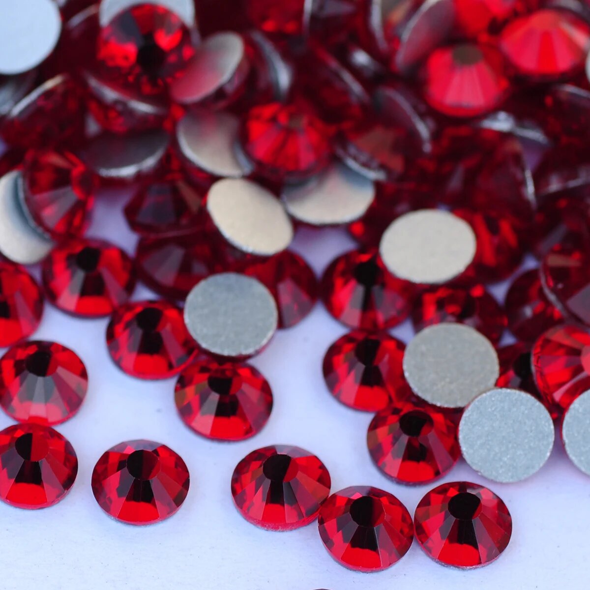 Стразы стеклянные Siam, Бордовый, SS5 1.8mm, 1440 шт
