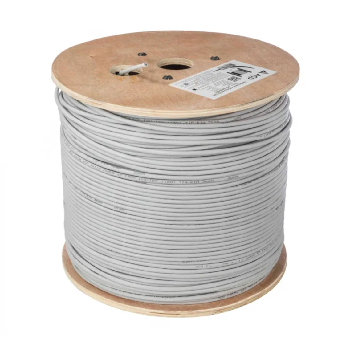 Кабель сетевой ACD-LBU5E-3HA Cat5e UTP 24AWG 4Pair Solid type 0.50мм CCA(25%), LSZH, 305 м бух
