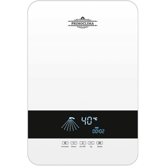 Проточный водонагреватель Primoclima AQUA 10.0 кВт/380В, белый