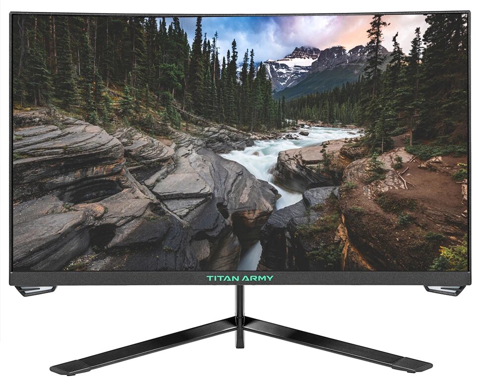 24" Монитор Titan Army P24H3G, 1920x1080, 180 Гц, VA, черный