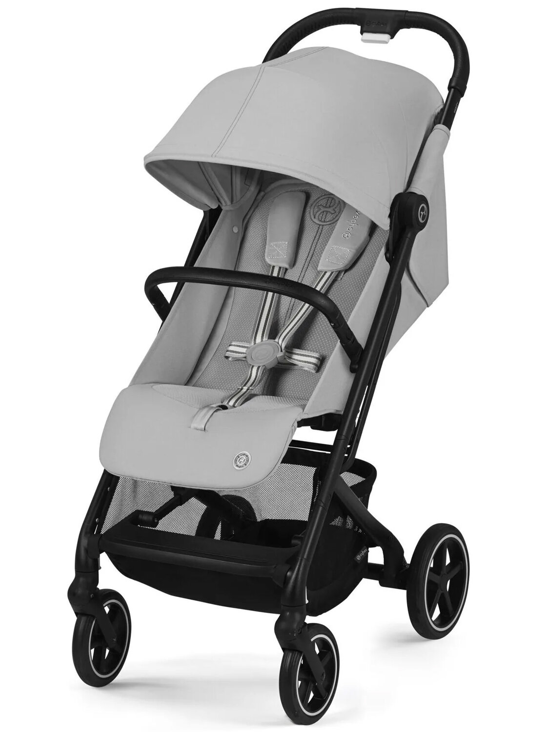 Коляска прогулочная Cybex Beezy Fog Grey с дождевиком и бампером 524000767