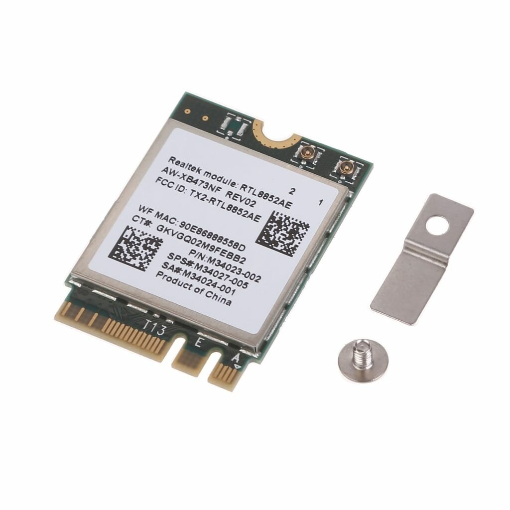 RTL8852AE 2.4G 5G 802.11AC AX Беспроводной Wi-Fi модуль RTL8852 AW-XB473NF 6 MU-MIMO Сетевая карта Bluetooth5.2