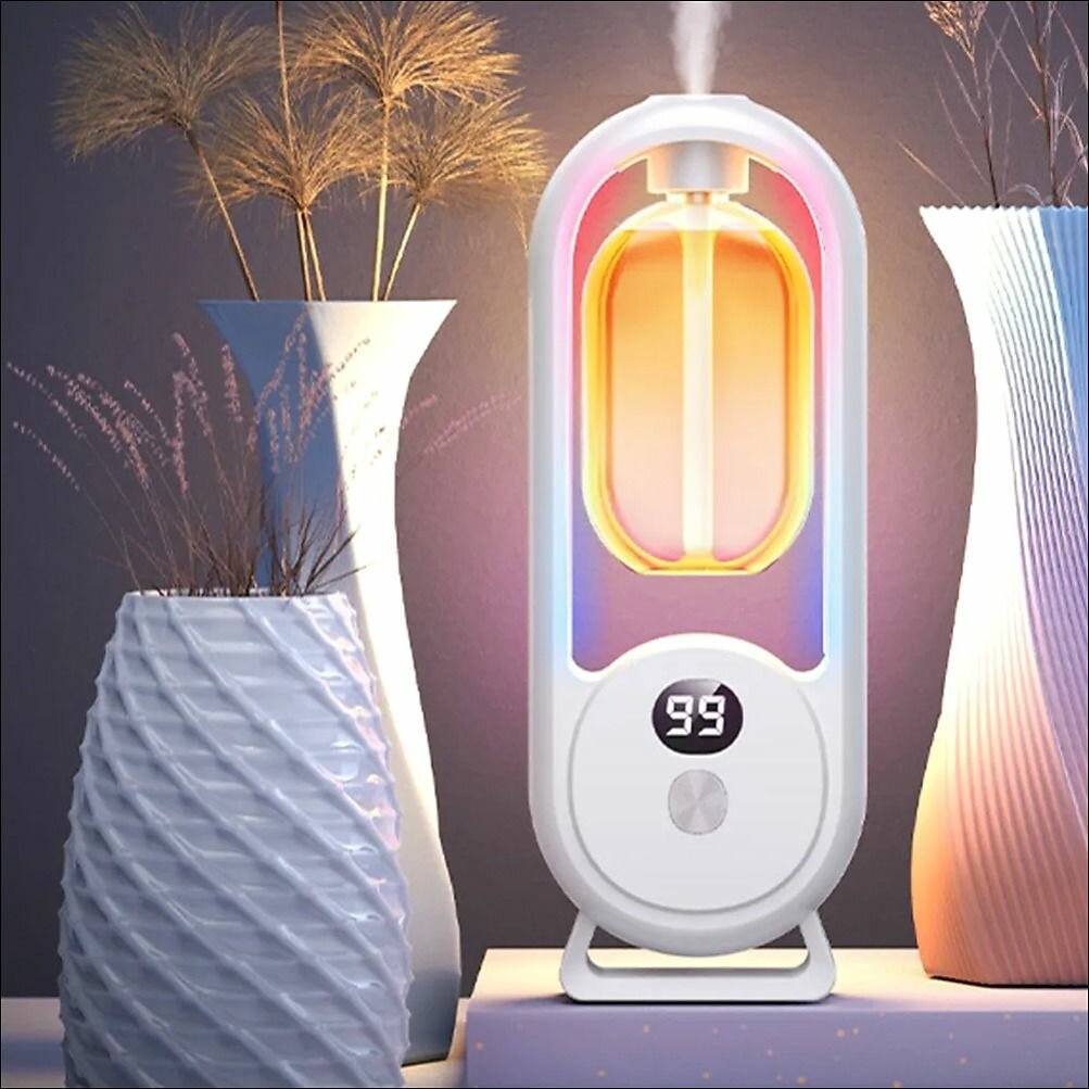 Автоматический аромадиффузор (умный ароматизатор) с длительным распылением: освежитель воздуха