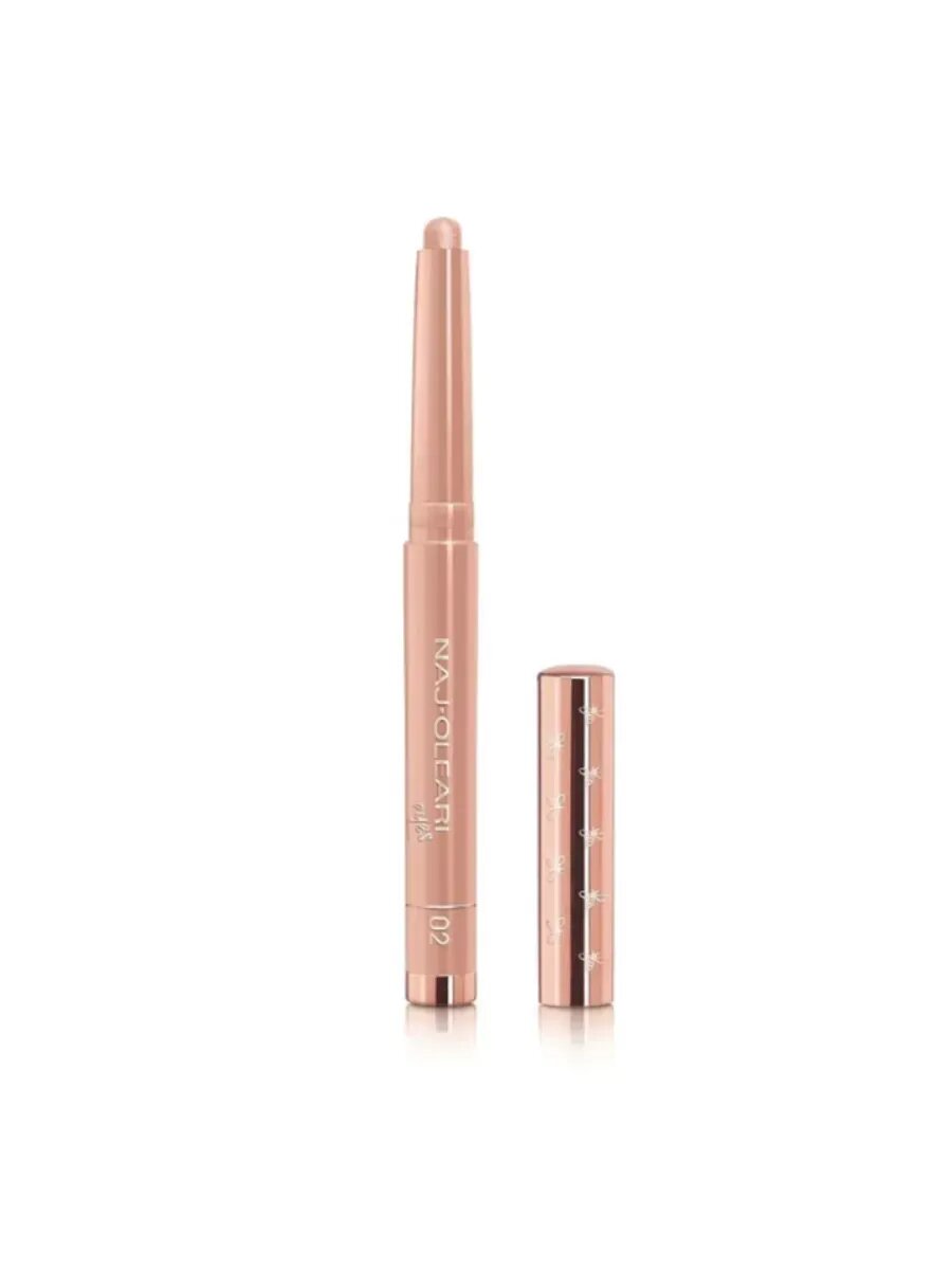 NAJ OLEARI Ультрастойкие тени для век ABSOLUTE STAY EYESHADOW, METALLIC PINK 1,64 г