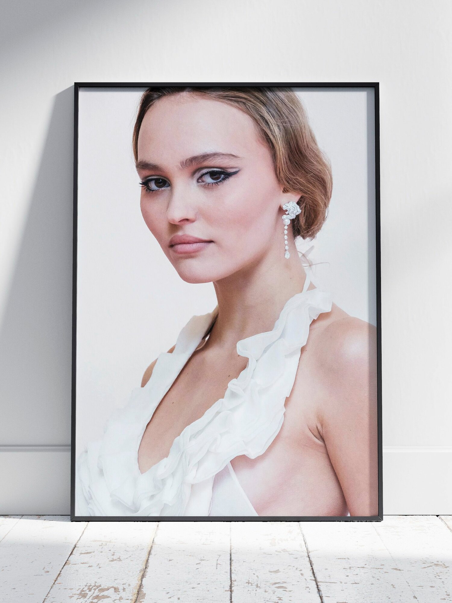 Плакат на стену для интерьера Лили Роуз Депп (Lily Rose Depp 27) - Постер по модели, бренду и моде формата A4 (21x30 см)