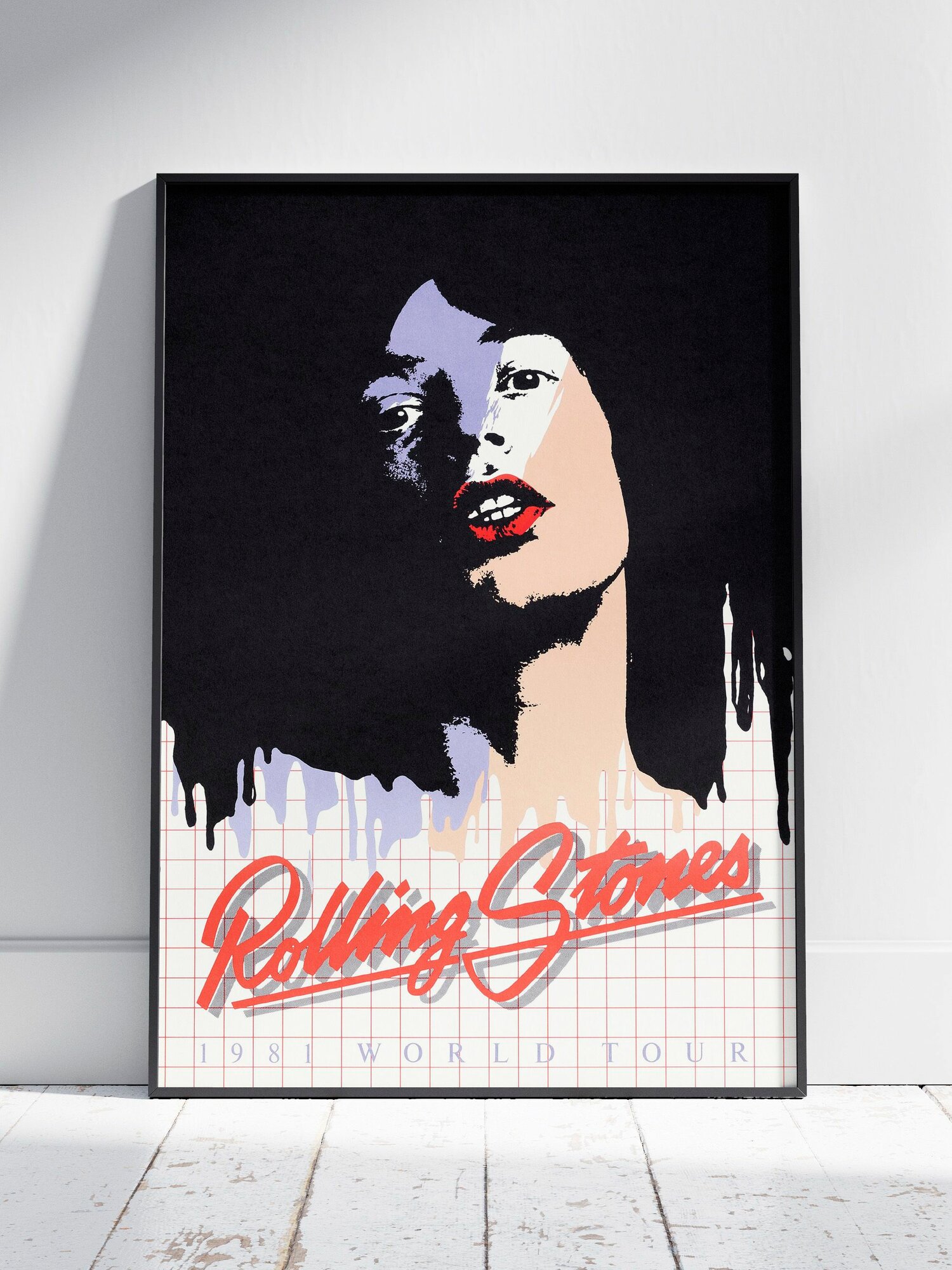 Плакат на стену для интерьера Роллинг Стоунз (The Rolling Stones 5) - Постер по музыке и артисту формата A4 (21x30 см)