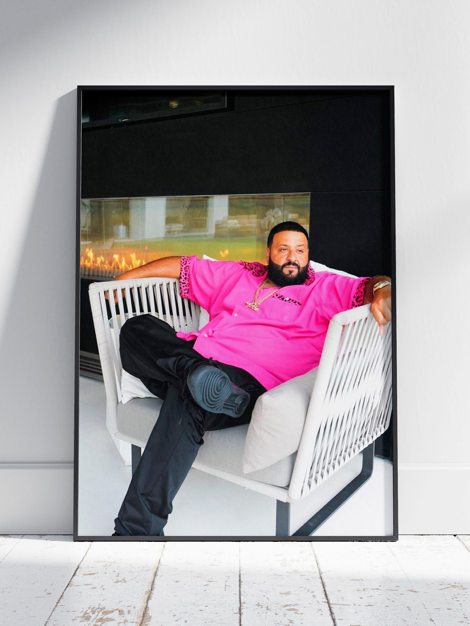 Плакат на стену для интерьера Диджей Халед (DJ Khaled 7) - Постер по музыке и артисту формата A4 (21x30 см)