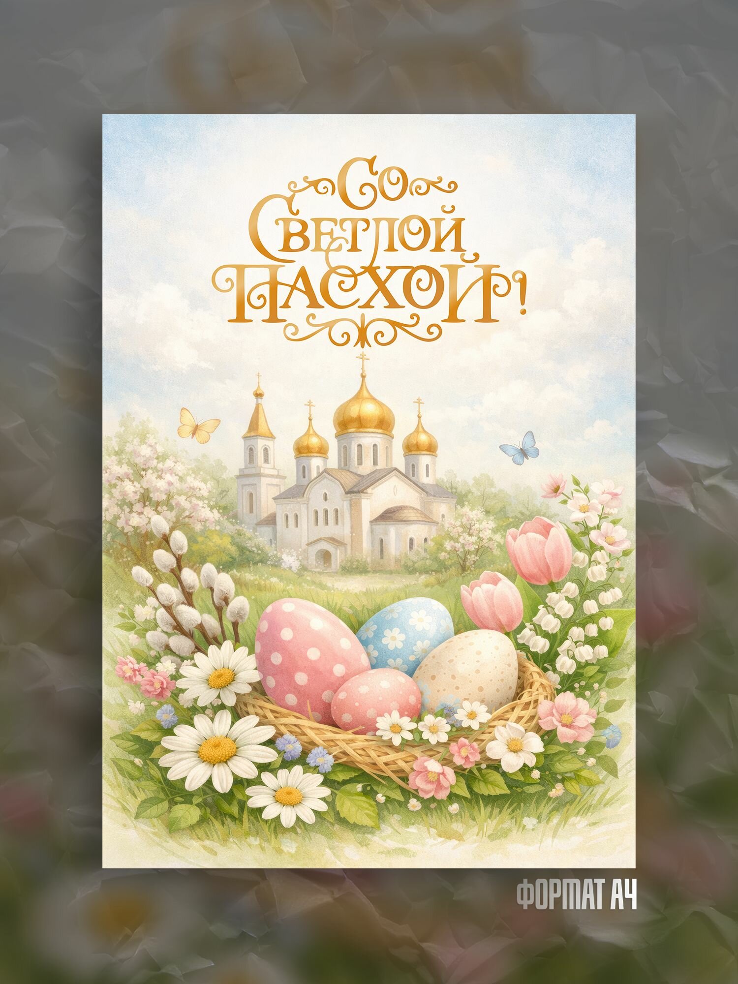 Плакат Пасха