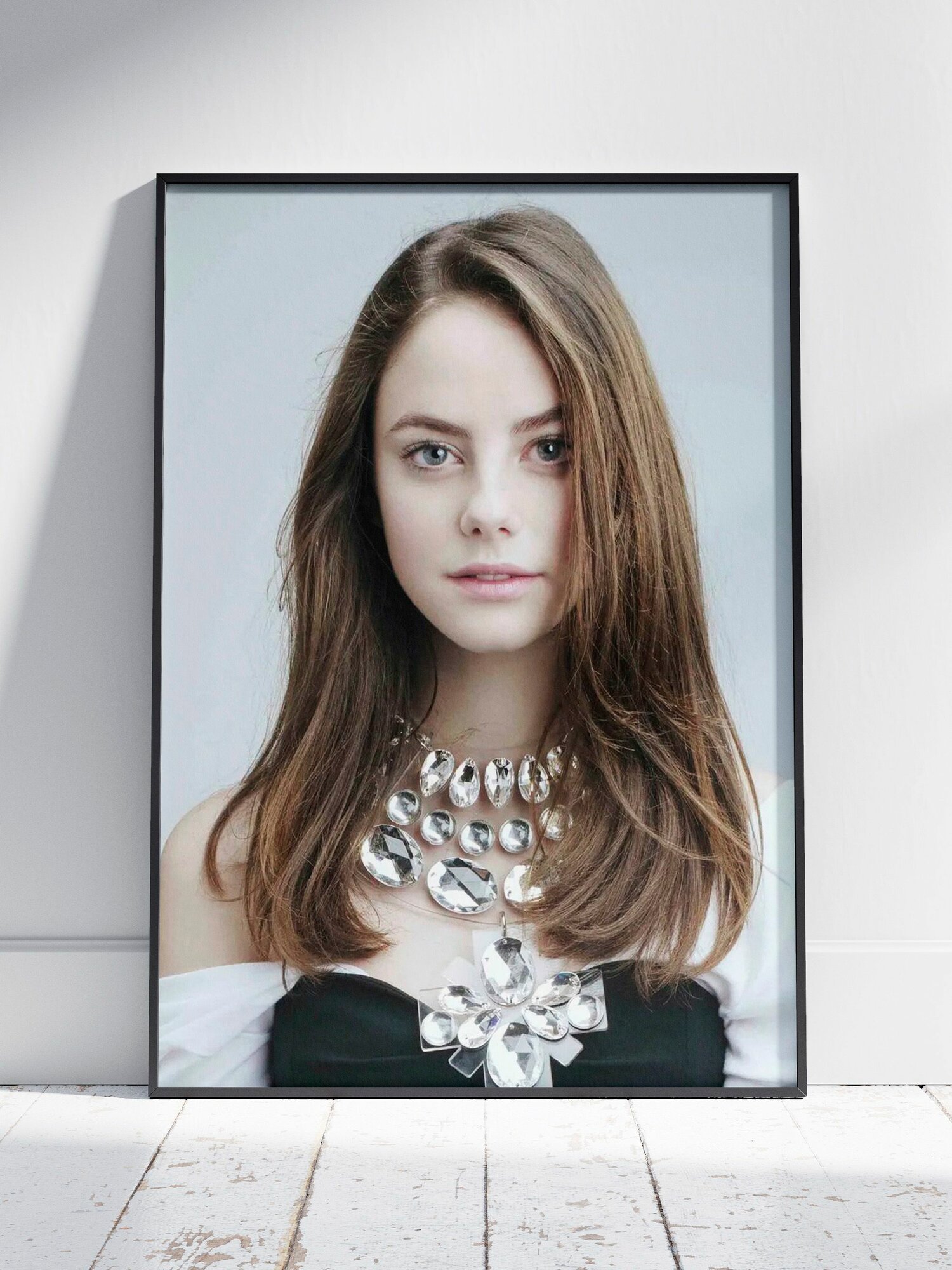 Плакат на стену для интерьера Кая Скоделарио (Kaya Scodelario 15) - Постер по актеру фильма, кино, сериала формата A4 (21x30 см)