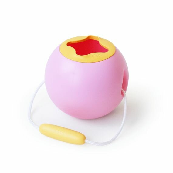 Игрушка для песочницы Quut - Многофункциональное ведерко Ballo Mini, объем 1.7 л, цвет розовый/желтый - Кют 171164