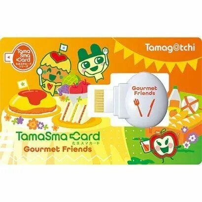 Карта Bandai Tamagotchi Smart Tamasma, Gourmet Friends