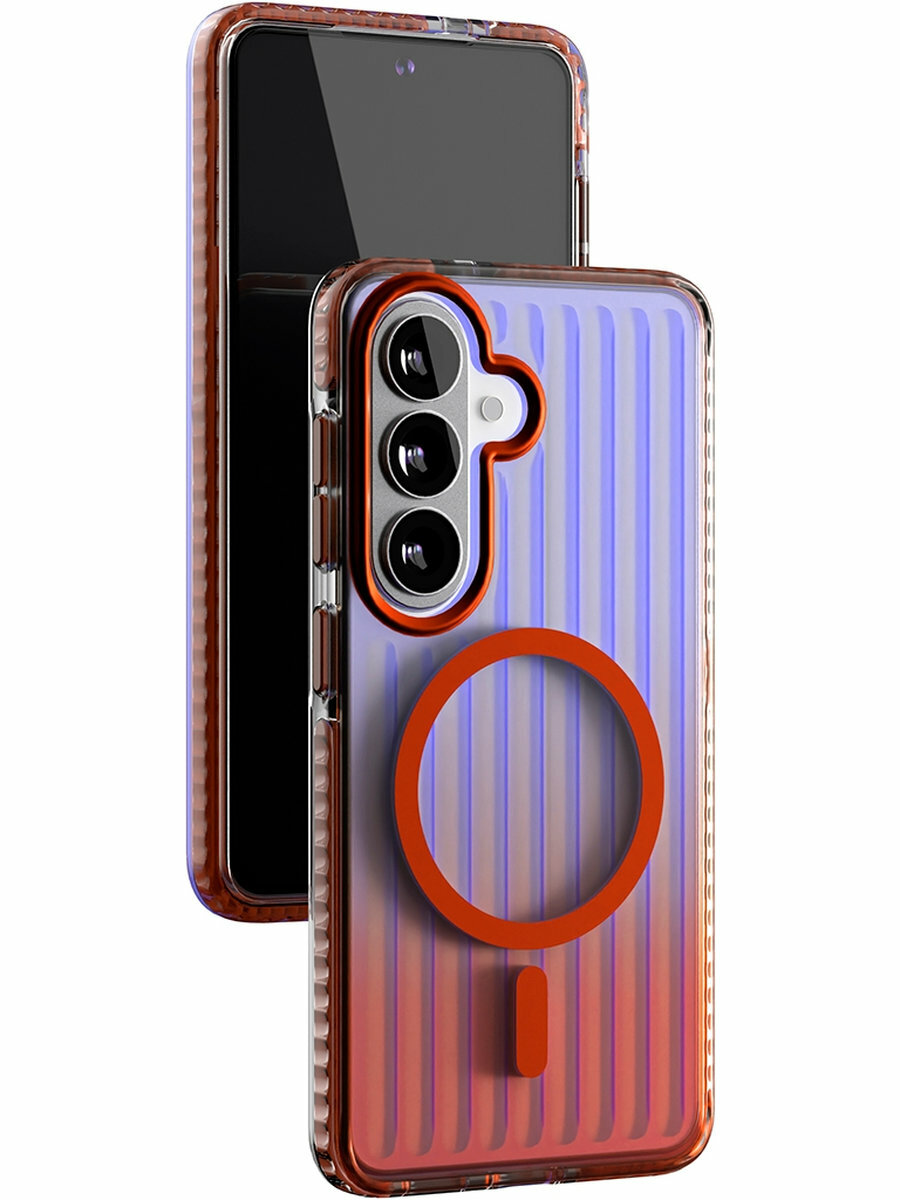 Клип-кейс "VLP Pulse с MagSafe" для Samsung Galaxy S26, оранжевый