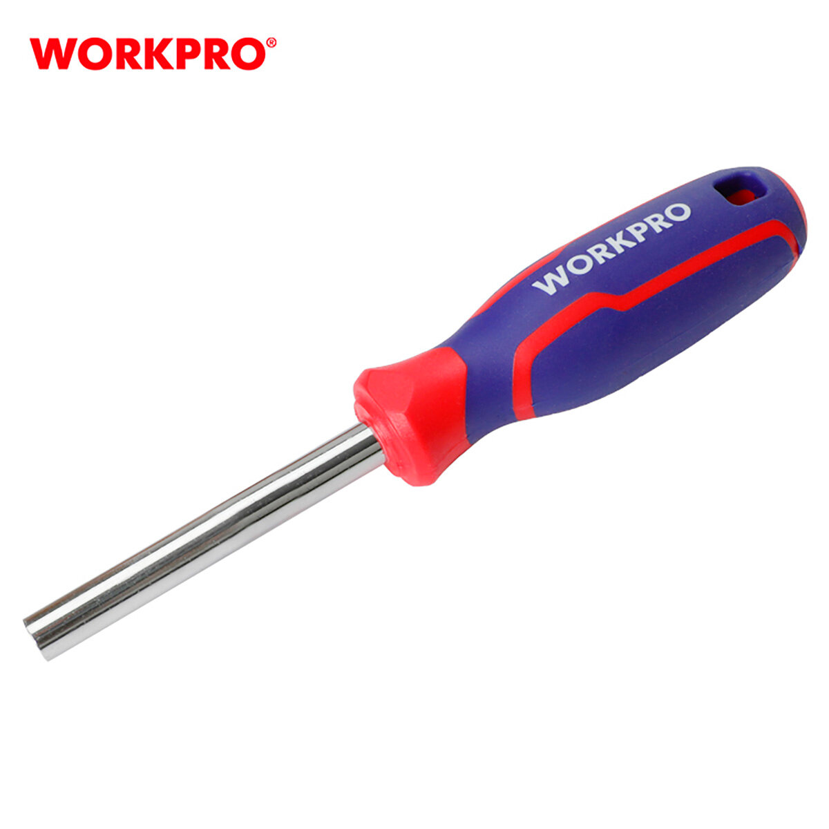 Отвертка для бит "Workpro", 1/4", без бит, двухкомпонентная рукоядка