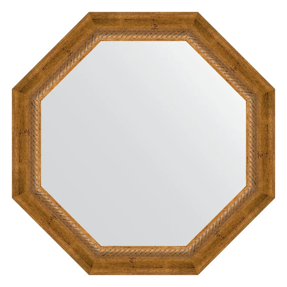 Зеркало Evoform Octagon BY 3674 63х63 63 см, в бронзовой раме, зеркало настенное в ванную