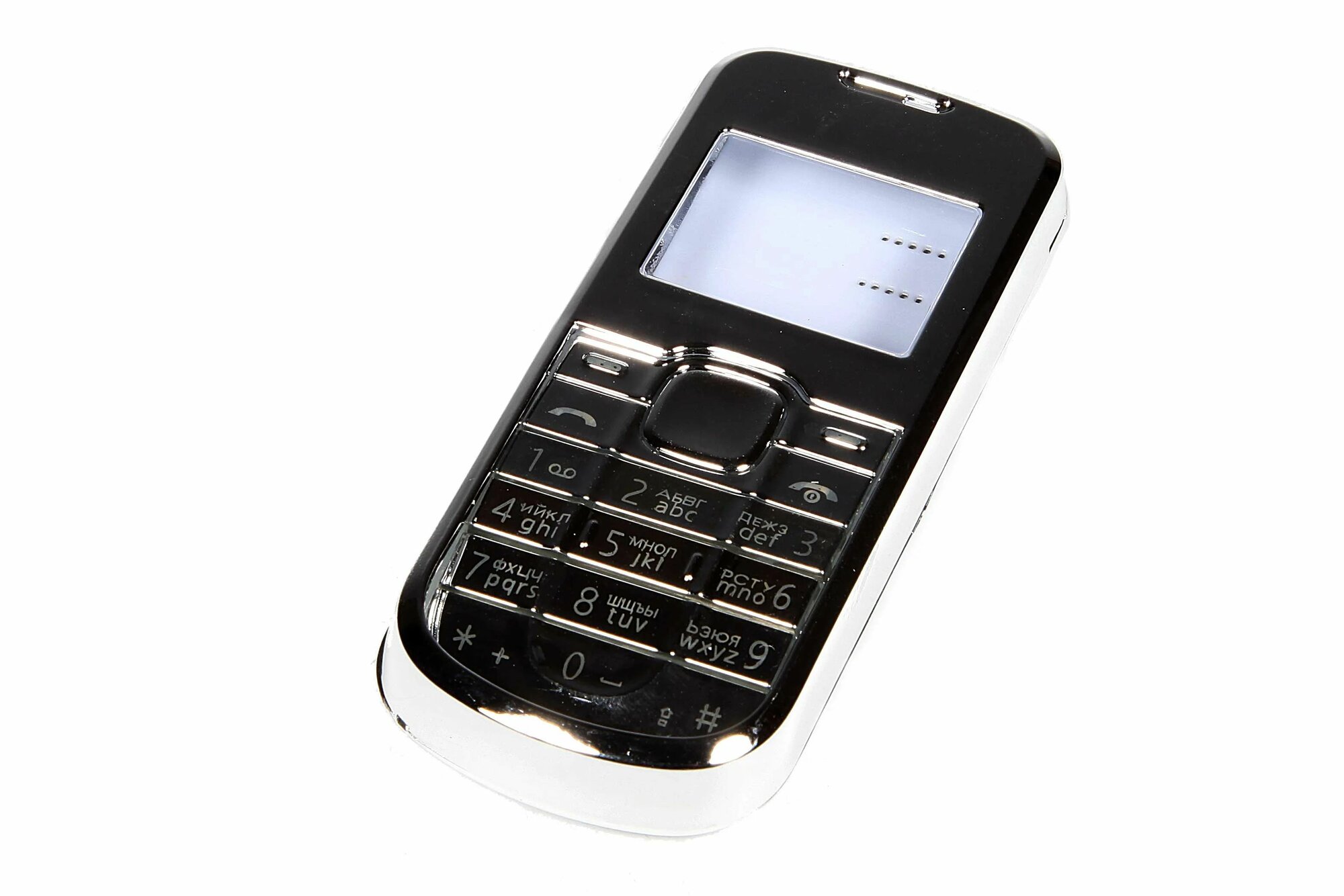 Задняя крышка для Nokia 1202 (AAA) серебристый