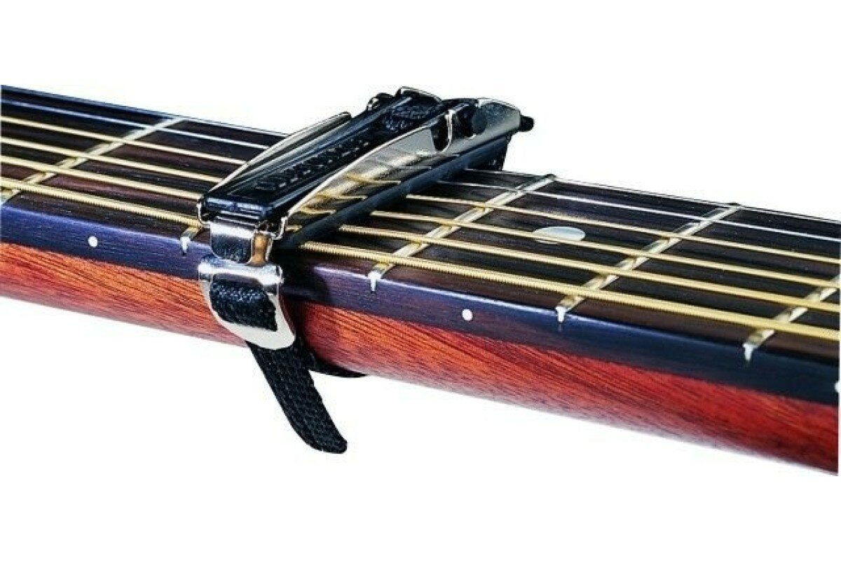 Dunlop 15CD Deluxe Professional Capo каподастр для гитары с закругленным грифом