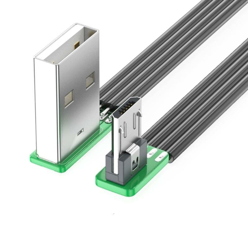 USB-кабель под прямым углом, USB 2.0, 0.5m - USB справа