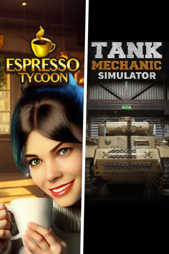 Набор Espresso Tycoon & Tank Mechanic Simulator — Xbox Series X|S, Xbox One — Цифровая версия