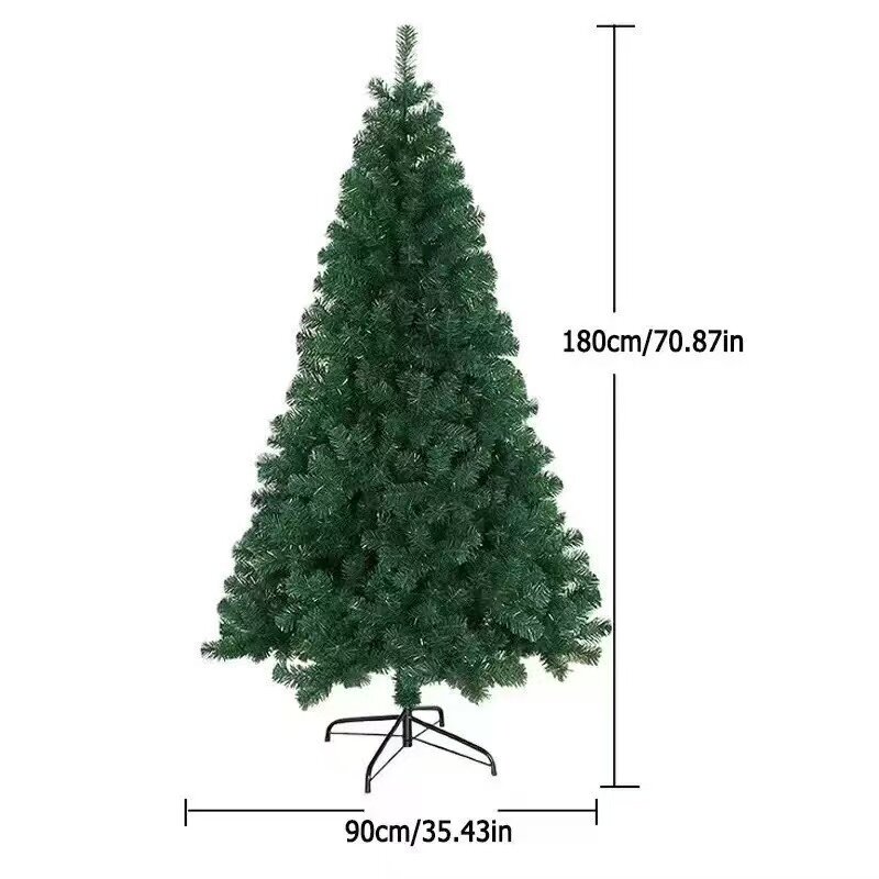 Елка искусственная новогодняя, узкая модель барселона, Crystal Trees, литая хвоя, 266 веточек, высота 180 см.