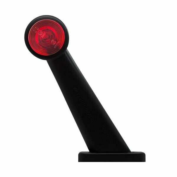 Фонарь контурный на прицеп ГФ 3.5 LED1 "Плоское стекло", бело-красный