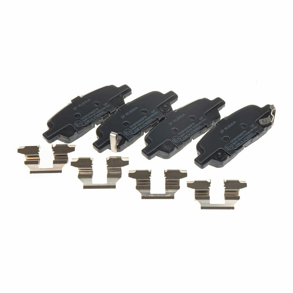 Колодки задние для NISSAN Teana Juke ZF Russia GDB3508 ZFR