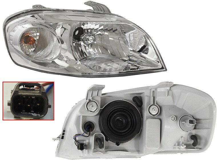 Фара SAT ST-235-1104R-EM Chevrolet Aveo 05-11, Daewoo Gentra 05-11 справа, С электрокорректором, 4D SED
