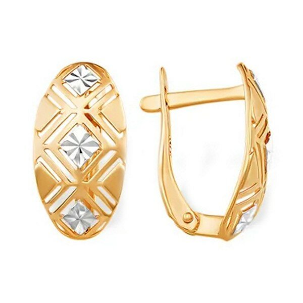 Серьги JEWELIN, красное золото, 585 проба