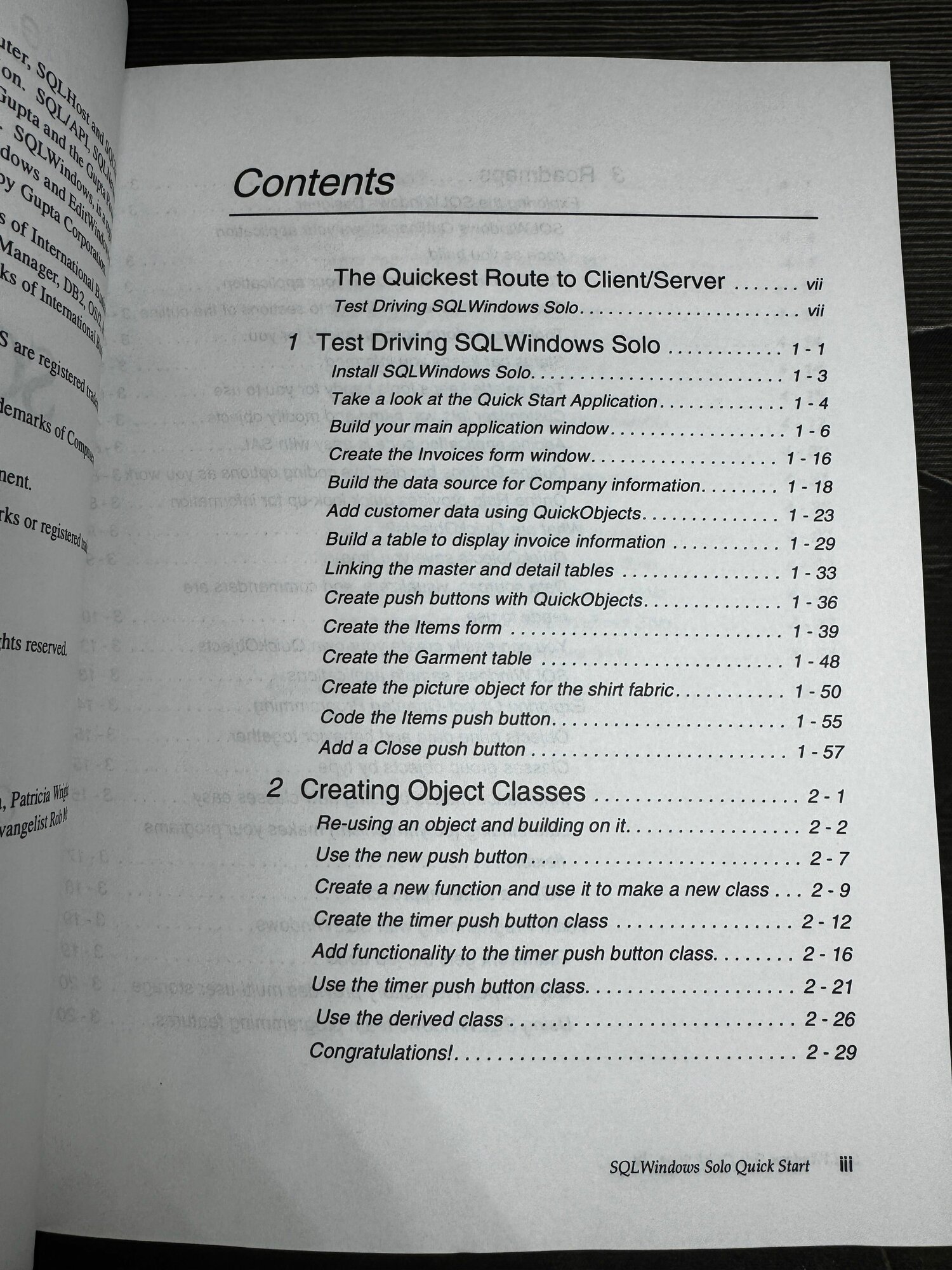 Sql windows solo. Quick start — фото 1