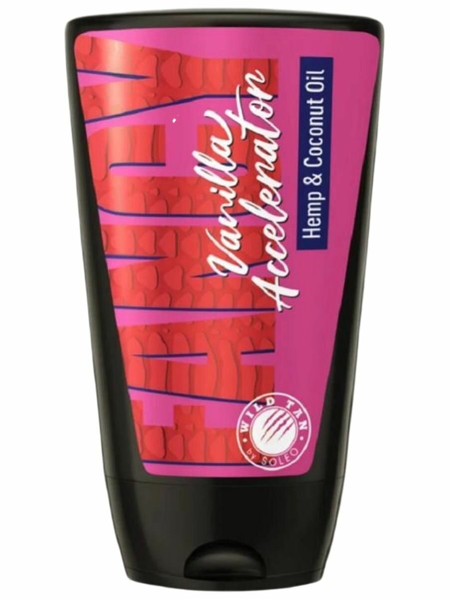 Soleo Ускоритель загара с маслом кокоса WILD TAN Fancy Vanilla Accelerator, 125 мл Туба