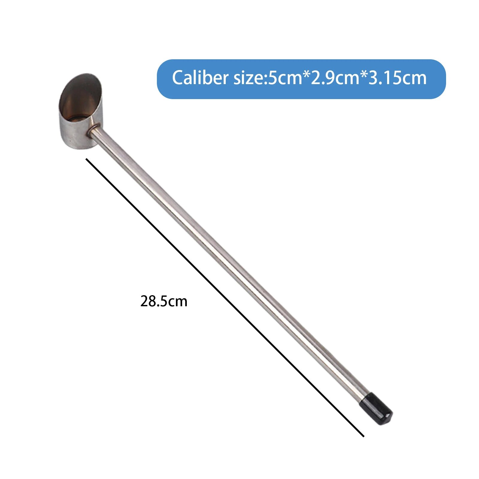 Ложка для сахарной ваты из нержавеющей стали 28.5см, 5cmx2.9cmx3.15cm