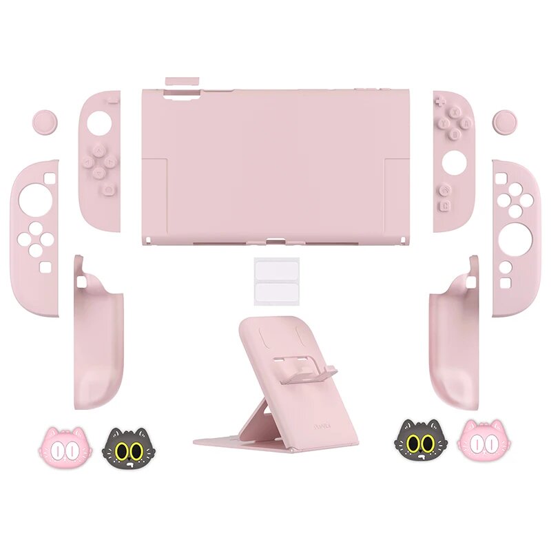 Чехол для Nintendo Switch Pink-Cat розовый