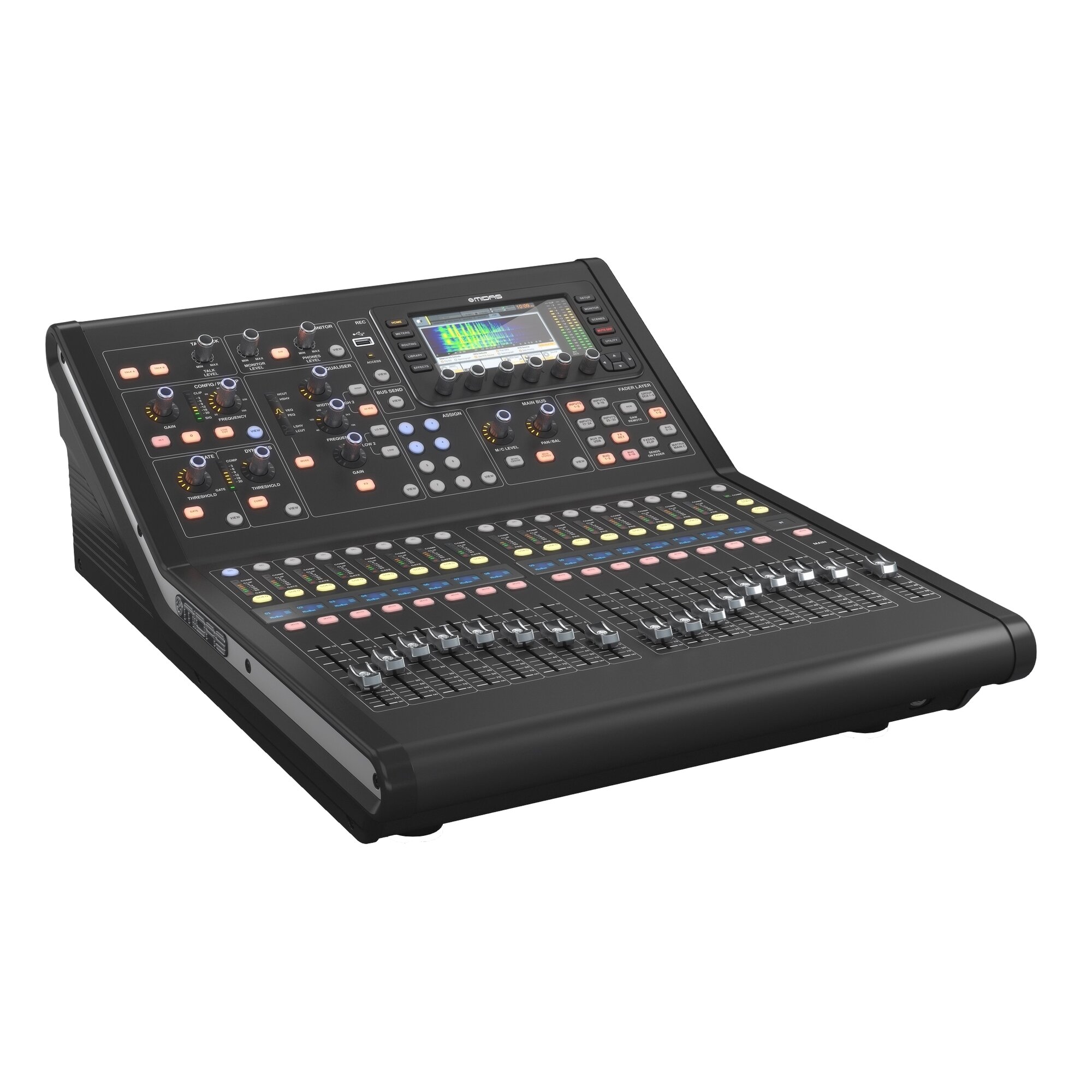 MIDAS M32R LIVE - цифровой микшер, 16 микр. вх/8 вых, 32 канала+8 возвратов
