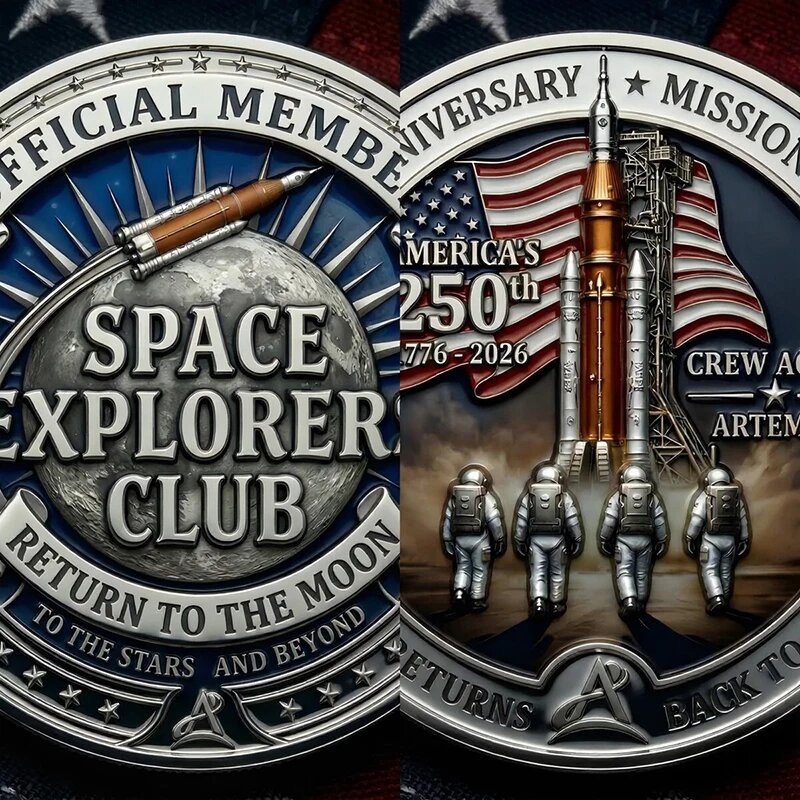 Памятная монета «Артемида II» 2026 C