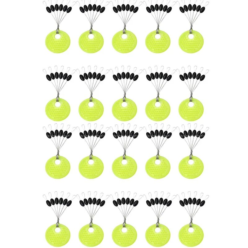 Резиновые стопорные поплавки для рыбалки Rubber Stop Beads 20Groups-M